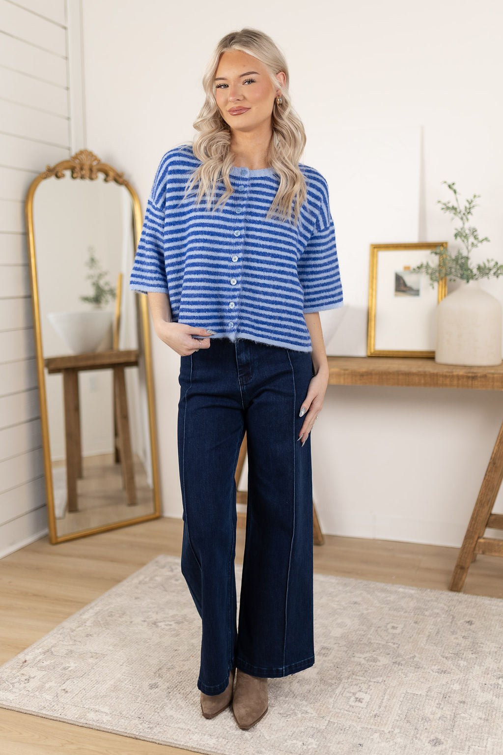 Jen Cardigan | Blue — Steel Mill Collective